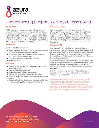 Understanding Peripheral Arterial Disease (PAD) - Azura Vascular Care
